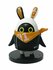 Figura EDUS STAFF - игрушка-зайка в оранжевой бандане, черная с белыми ушами, дл...