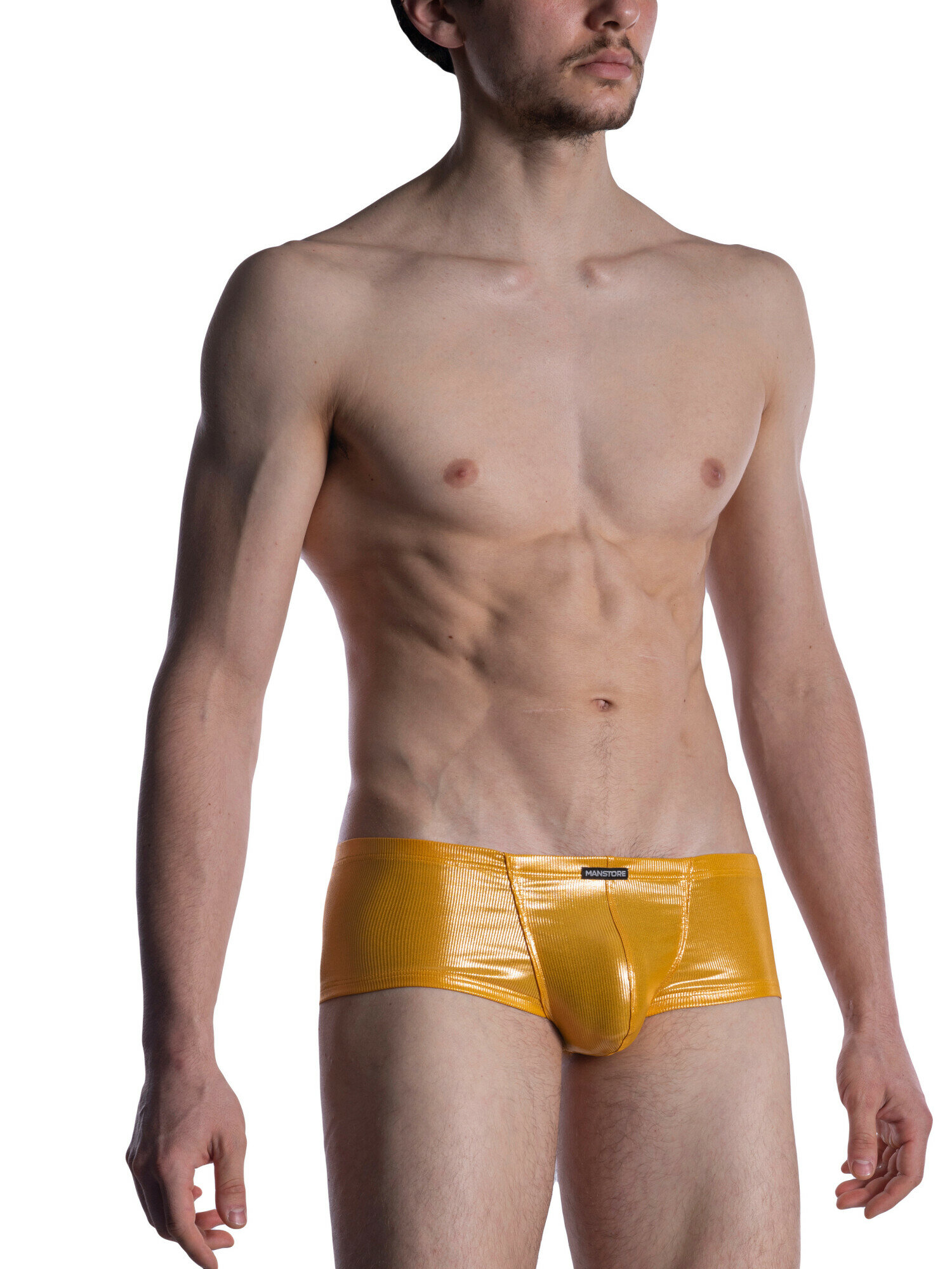 Трусы-хипсы "M2010 Hot Pants - Gold" / Manstore / Золотой / Размер L