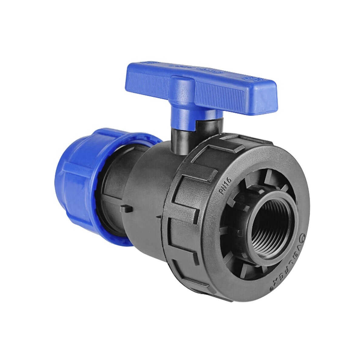 Шаровой кран d 63х1,1/2 " цанга-внутренняя резьба Valfex Россия