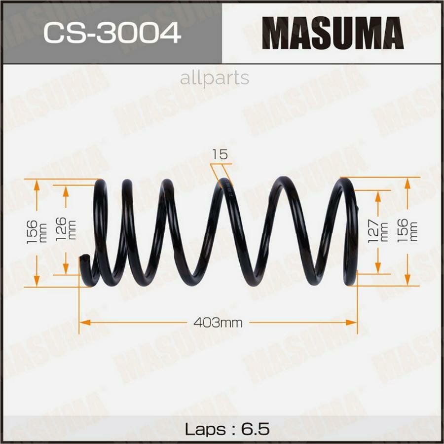 MASUMA CS-3004 Пружина задняя MITSUBISHI DELICA MASUMA CS-3004