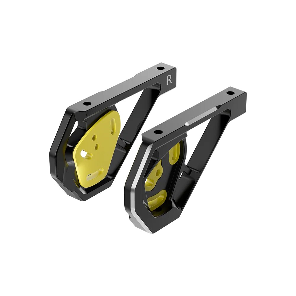 Комплект деталей FlyFishRC для Volador II 5-6 дюймов из углеродного волокна Желтый, O4 CNC Camera