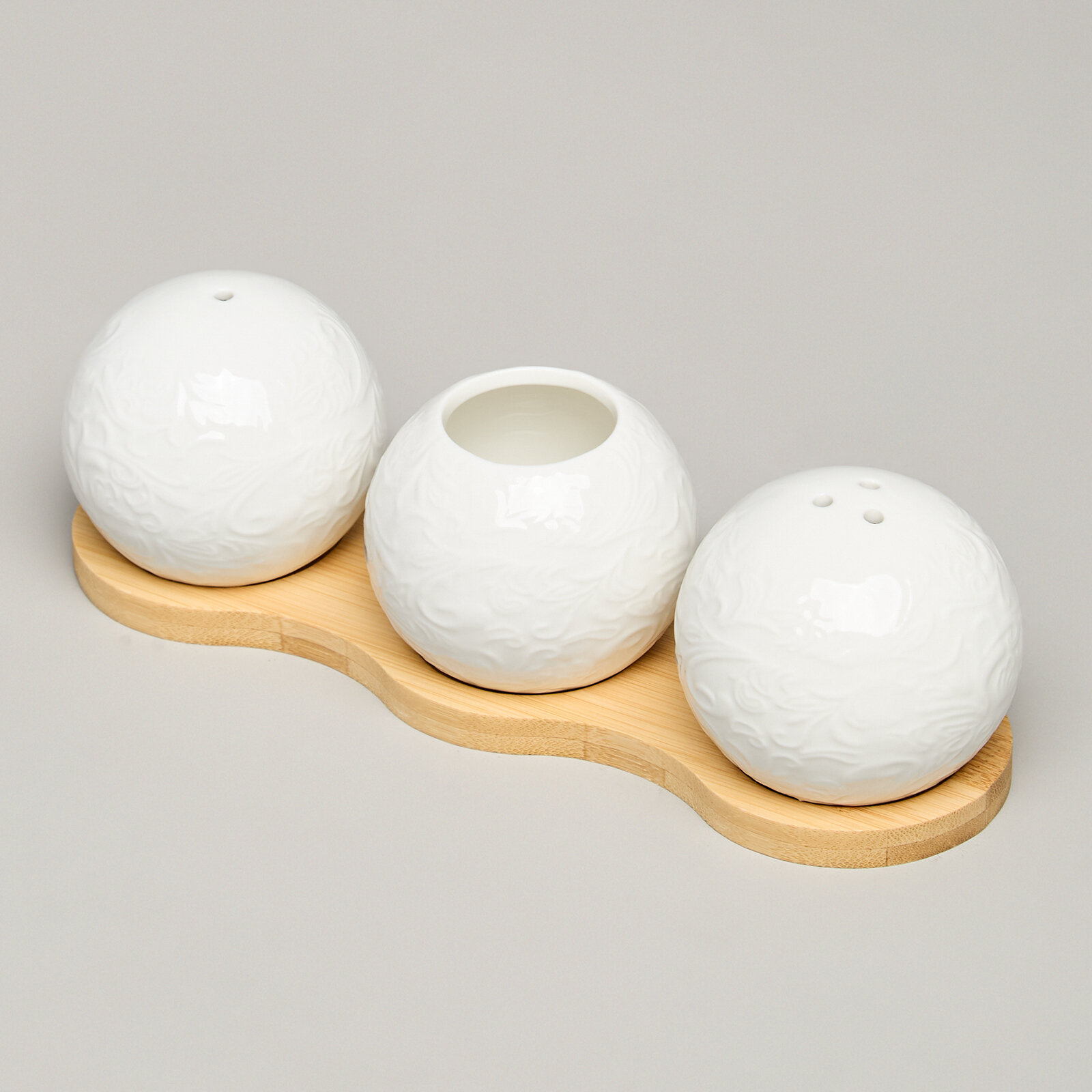 Набор для специй на подставке 587-215 lefard muse 3 пр. 20*6*6 см