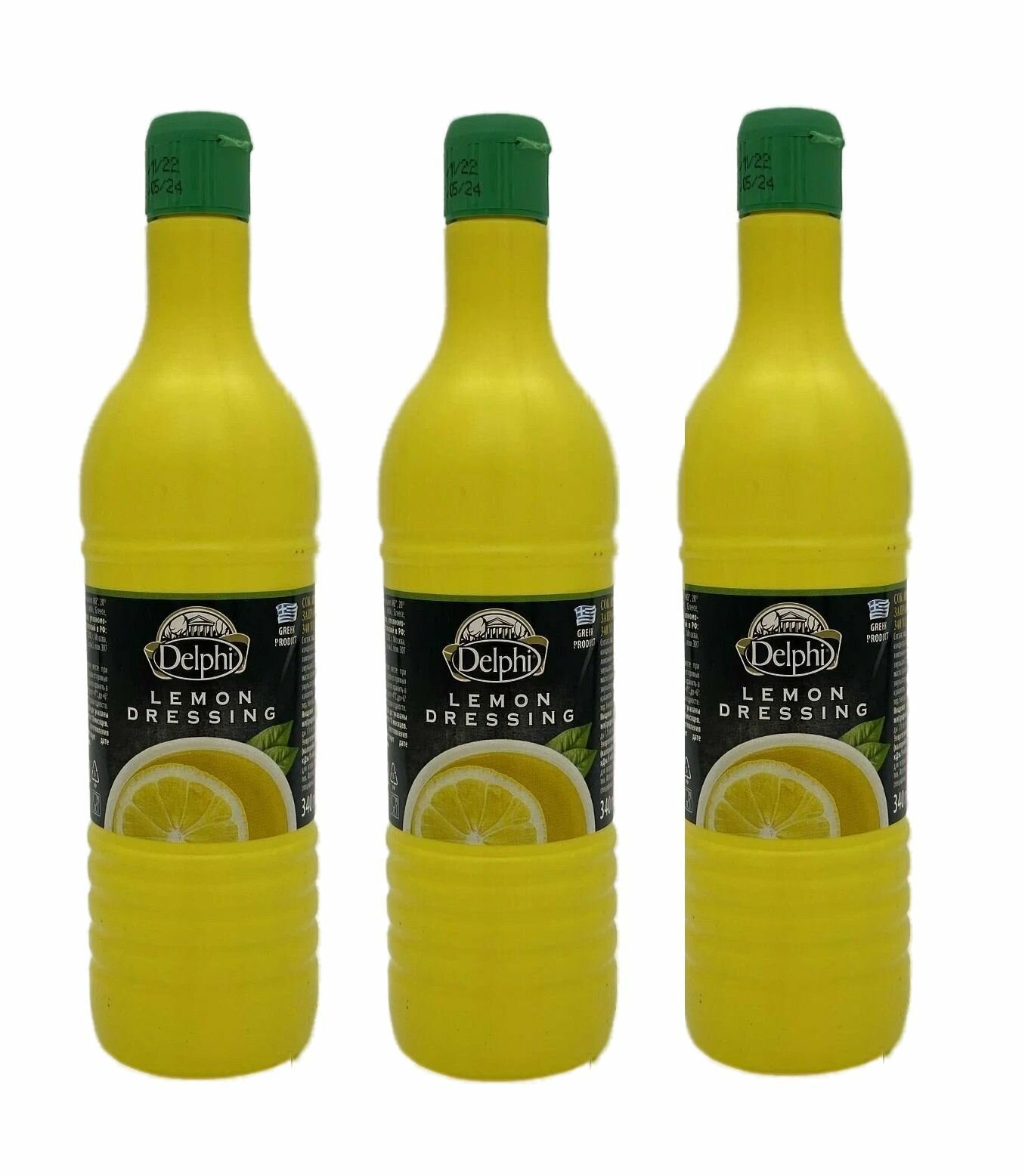 Delphi сок лимонный заправка салатная 3шт по 340 мл