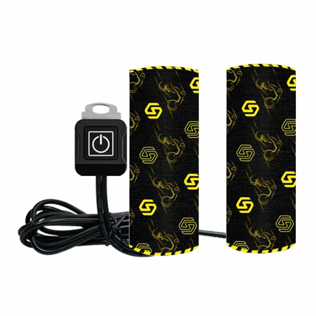 Мотоциклы, ручки с подогревом для снегохода ATV, мотоцикл USB DC5V, комплект нагревателя руля, 6-ступенчатая регулировка, чехол