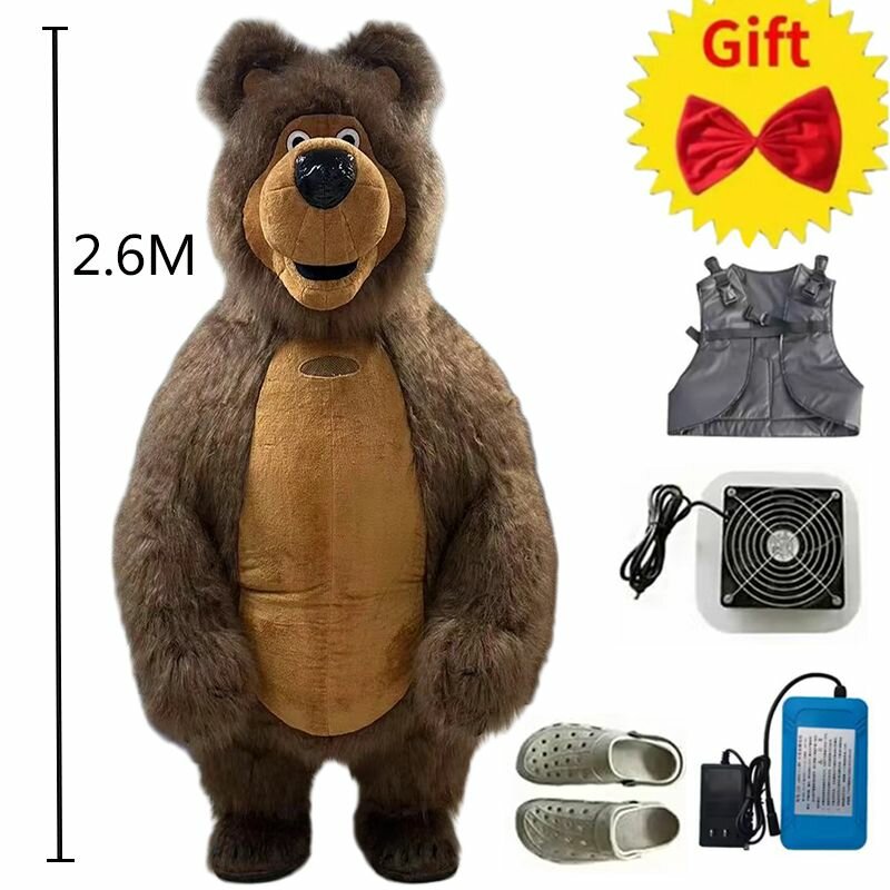 Карнавальный костюм, Ростовая кукла Ми-ми-мишки, Медведь 2.6M