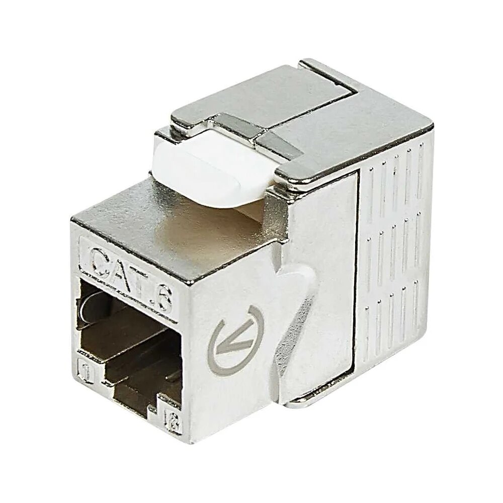 СегментЭнерго Розеточный модуль CAT6 FTP, Keystone, безинструментальный монтаж, 180 градусов, короткий, 14617-11130