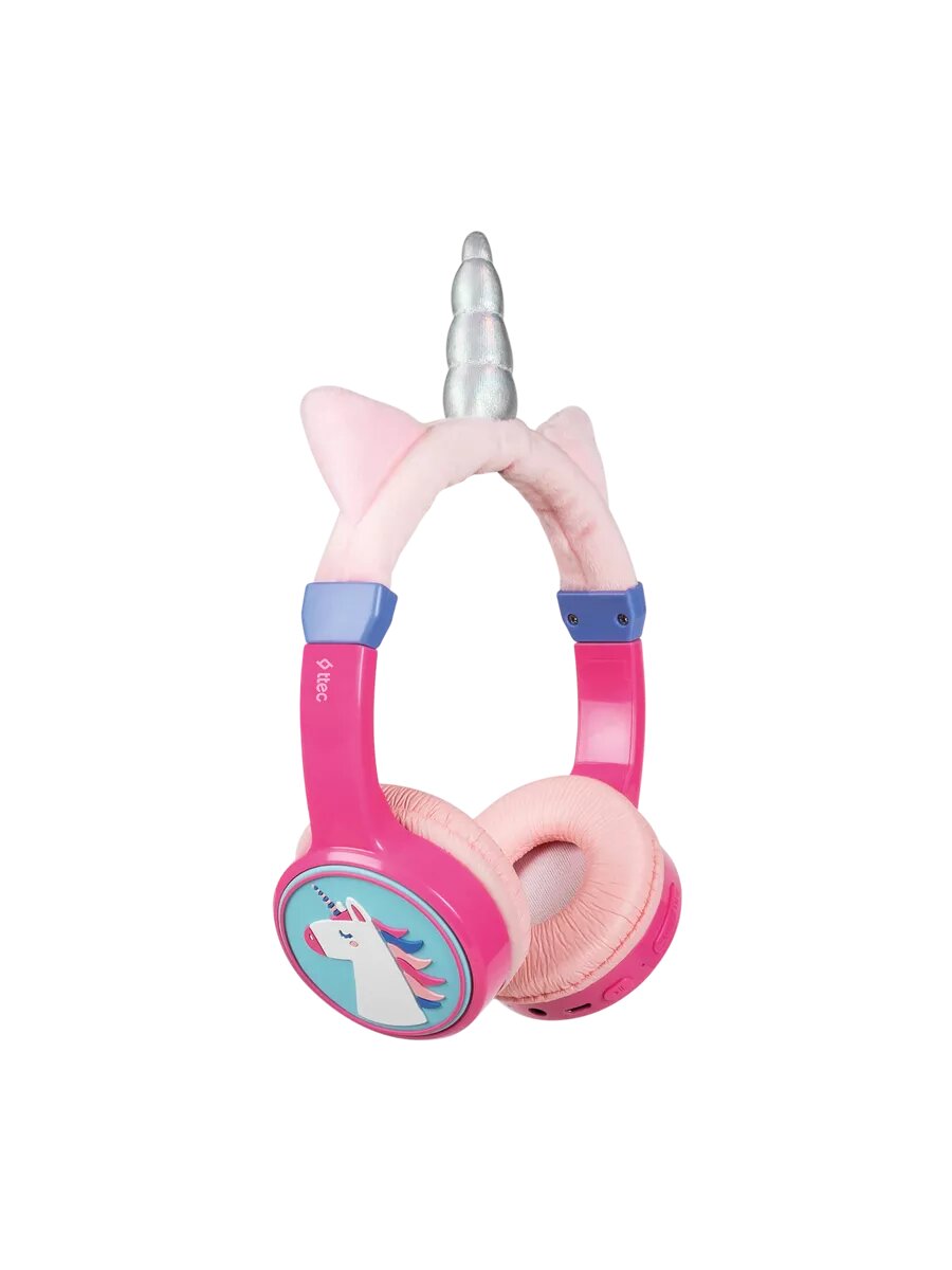 Наушники TTEC Sound Buddy 2, детские, розовые, накладные, беспроводные, с микрофоном