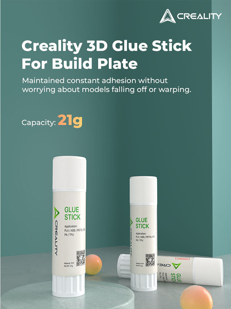 Крем-карандаш Creality Colla Stick для нанесения на кожу 21 г для нанесения на кожу PLA /ABS /PETG/PC/PA/TPU