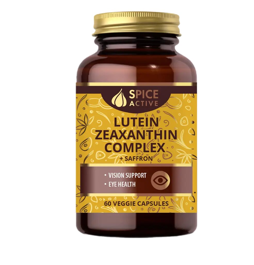 Спайс Актив/Spice Active Лютеин Зеаксантин комплекс с шафраном / Lutein Zeaxanthin Complex with Saffron капсулы массой 526 мг 60 шт