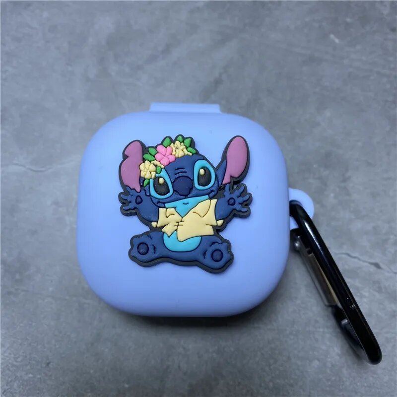 Чехол для наушников Disney Stitch для Samsung Galaxy Buds 2/Live/Pro Samsung Buds 2, Style 1