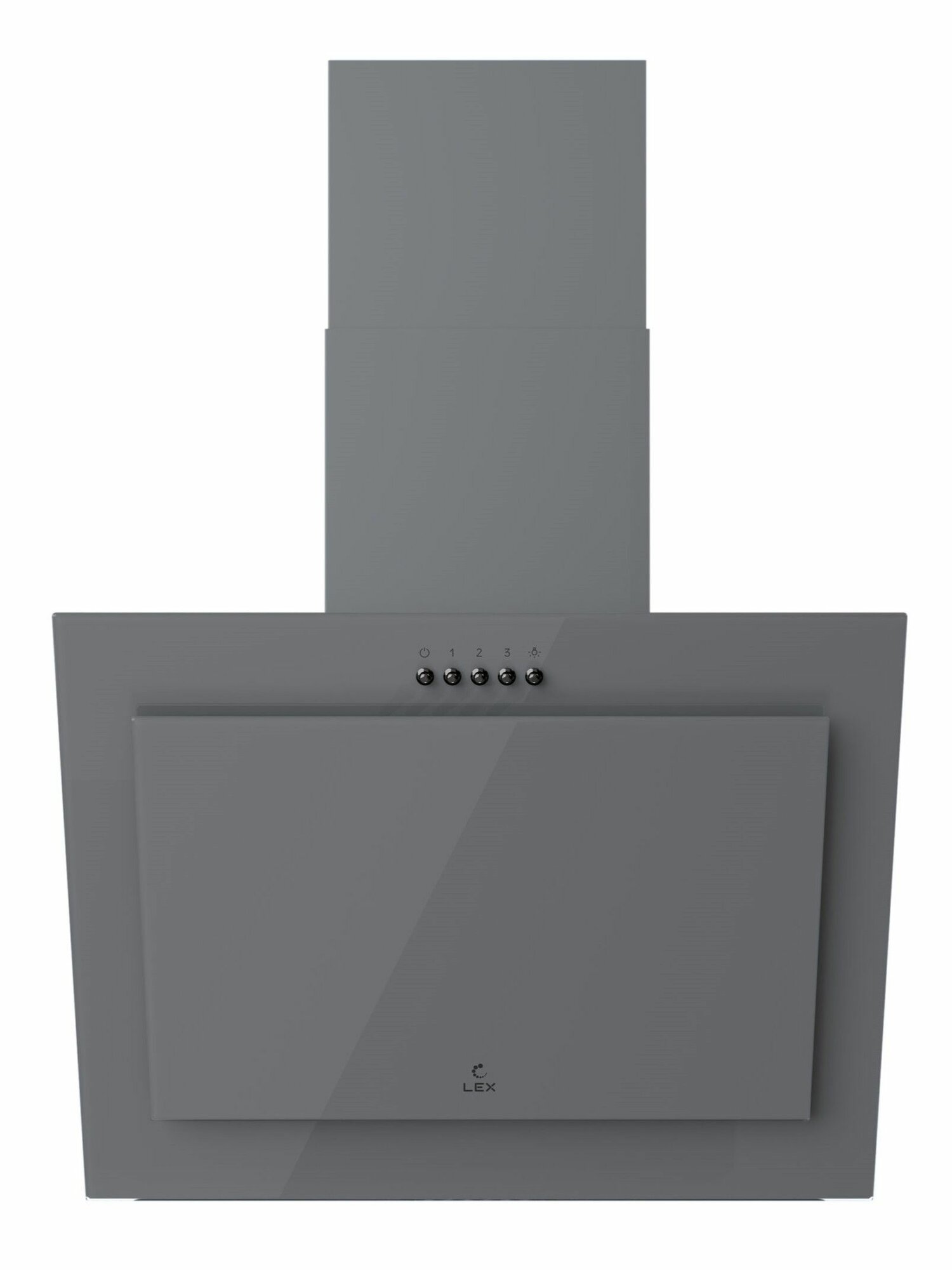 Наклонная кухонная вытяжка LEX MIO G 600 GREY