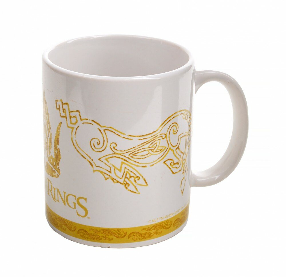 Кружка керамическая "Властелин колец", 325 мл (Пакет, Россия)