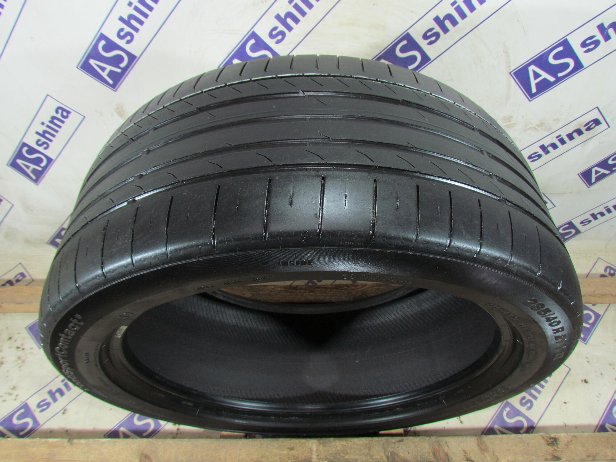 Continental ContiSportContact 5 285 40 R21 летние БУ шины более 35% износ , артикул 0022951