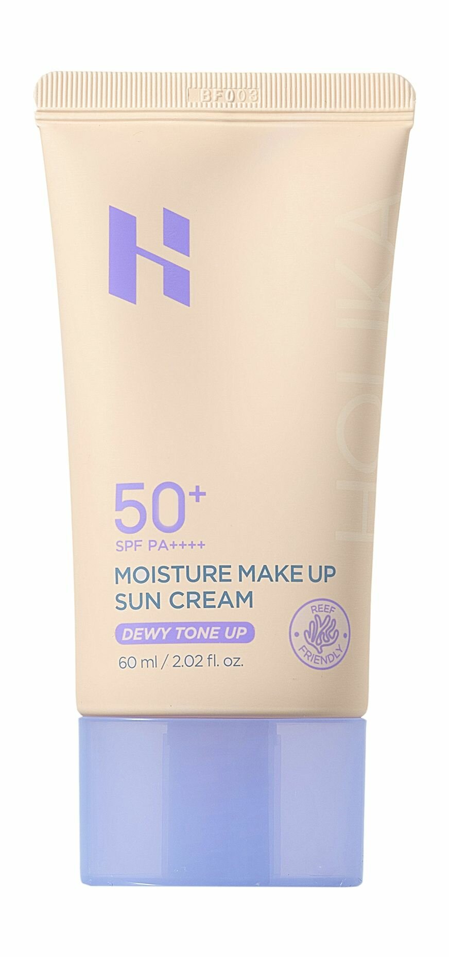 HOLIKA HOLIKA Солнцезащитный крем+увлажняющая база под макияж Moisture Make Up Sun Cream Dewy Tone Up SPF50, 60мл