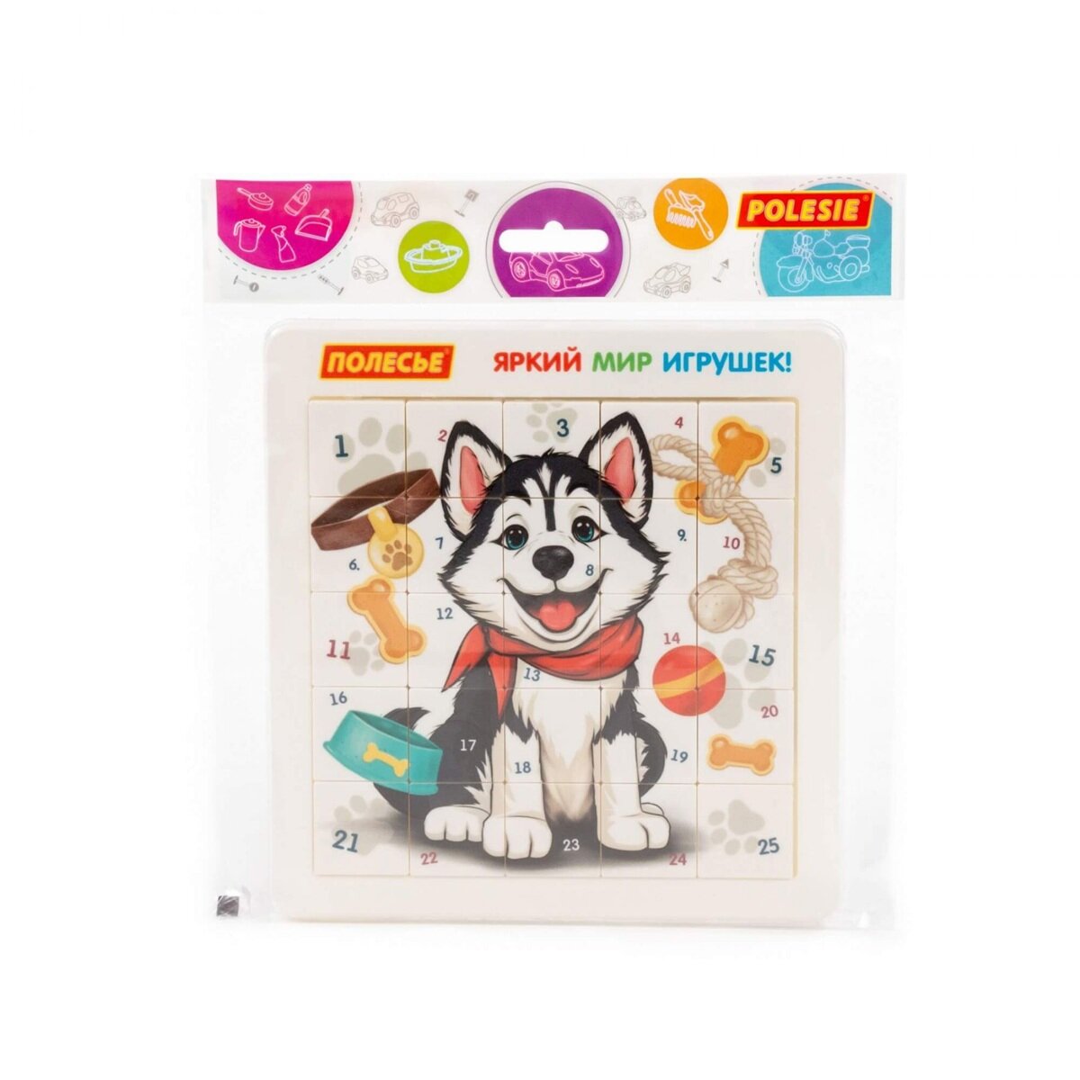 Набор игровой настольный Полесье Щенок, 25 эл, в пакете 23166