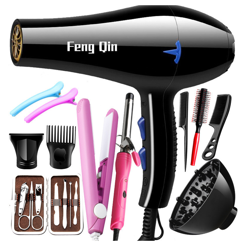 Фен-вентилятор, Электрический обдув, Вращающаяся щетка, Парикмахерские инструменты