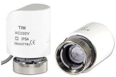 2 шт. Сервопривод электротермический, нормально закрытый, 220 В TIM