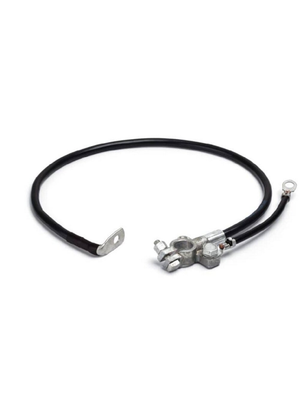 Провод аккумулятора для а/м ВАЗ 2190 (минус) "Cargen" с трос. приводом КПП (645 мм) клемма литая