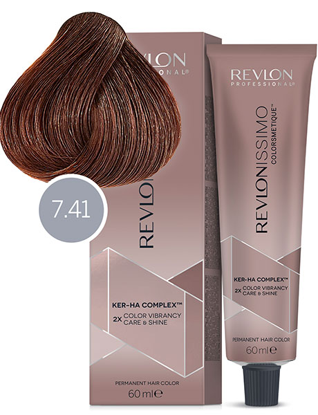 Revlonissimo Colorsmetique High Coverage 7-41 натуральный ореховый Блондин 60мл