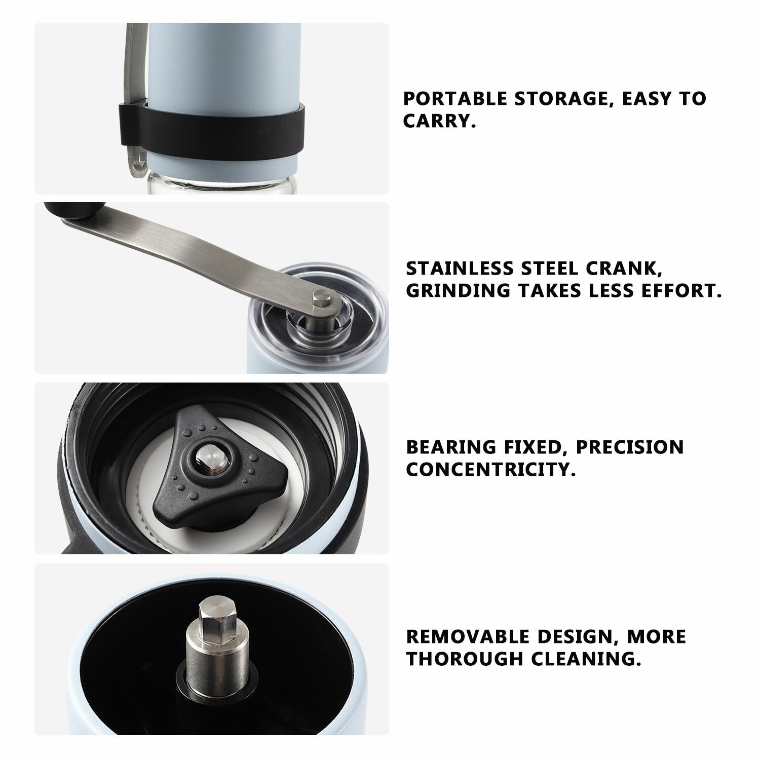 Открытый Ручной Кофейные Бобы Grinder