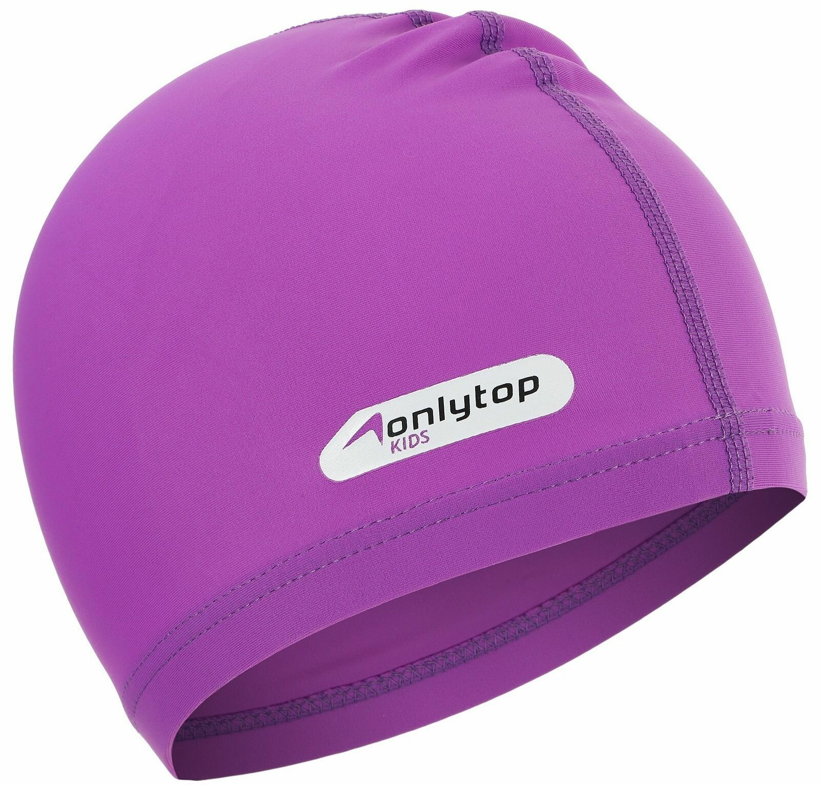 Тканевая шапочка для плавания SWIM, детская плавательная шапка для купания в бассейне, обхват 46-52 см, цвет фиолетовый