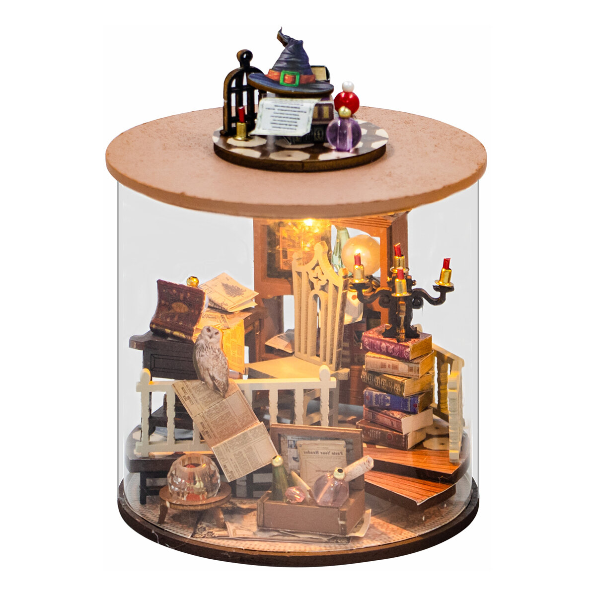 Hobby Day PC2418-XI67 Интерьер в миниатюре Комната магии сборная модель для коллекционеров