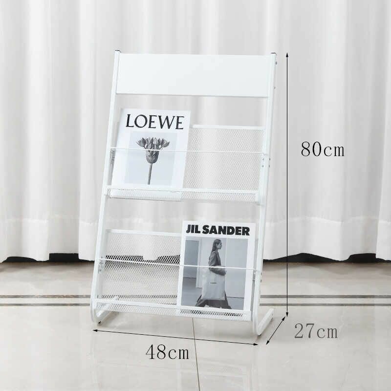 Стеллаж для журналов, стеллаж для выставки товаров для газет, напольный-80CM