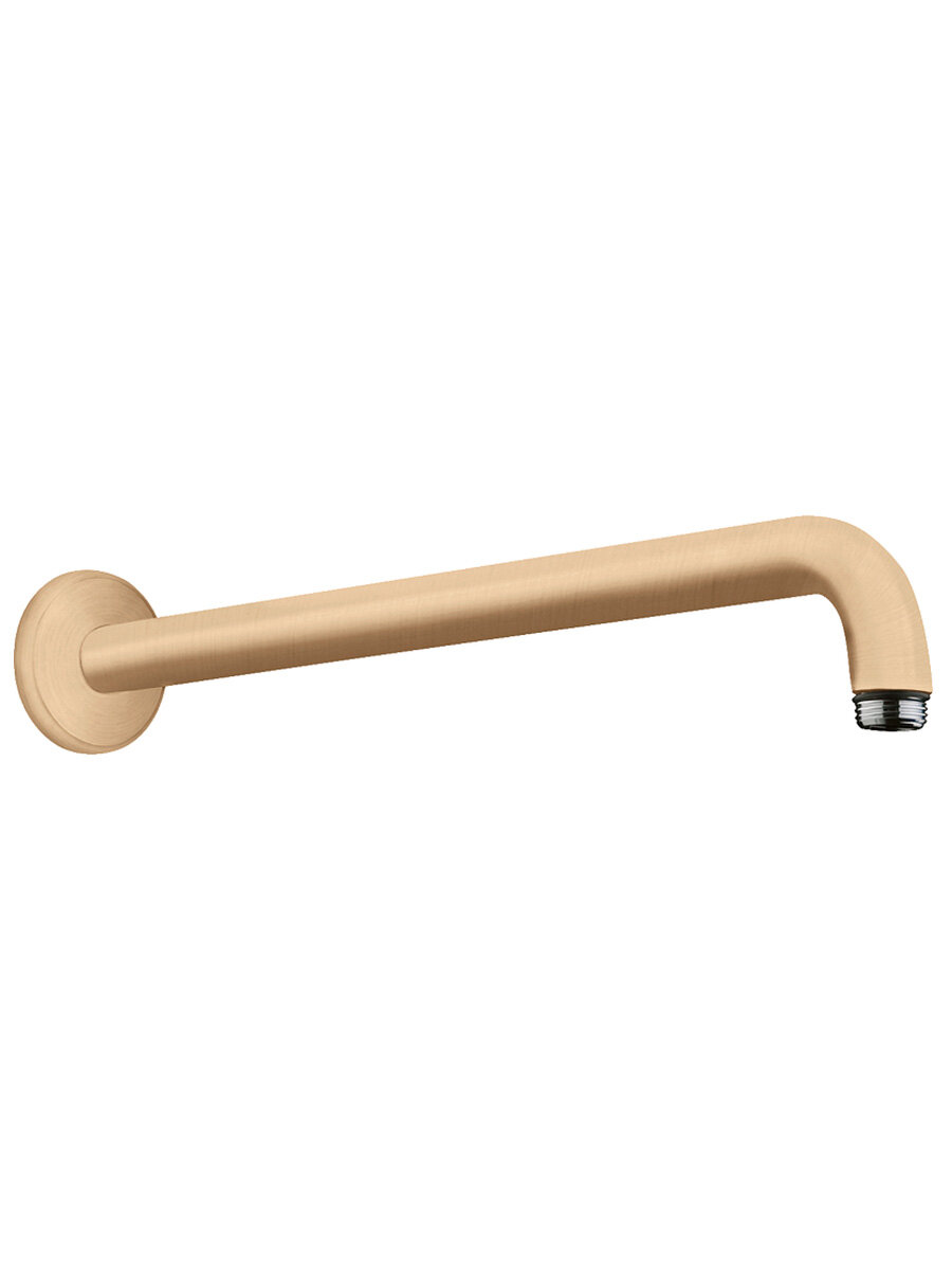 Держатель душа Hansgrohe 389 мм шлифованная бронза (27413140)