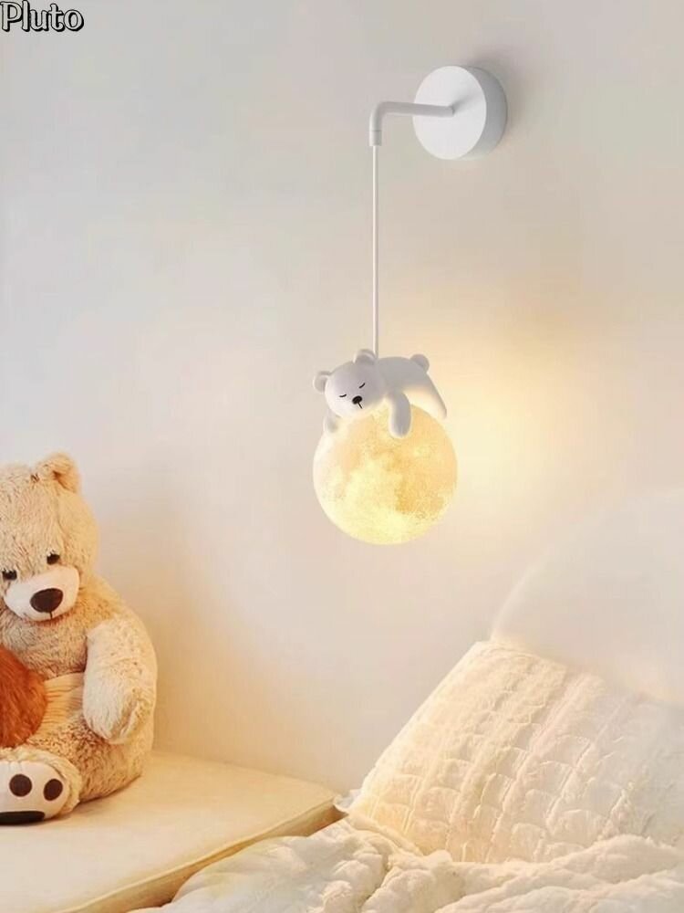 Милая лунная бра с животными