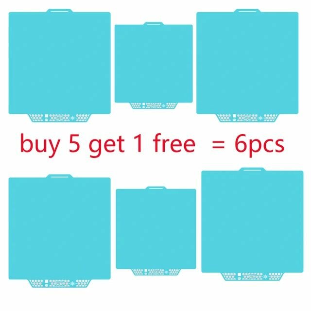 BIQU Panda Build Plate платформа CryoGrip для BambuLab 5pcs Free 1pcs B