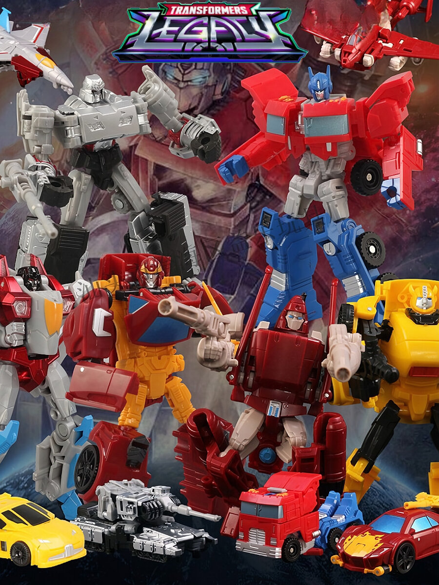 Игрушка Hasbro "Transformers Legacy Generations", трансформируется, цвет красный — фото 1