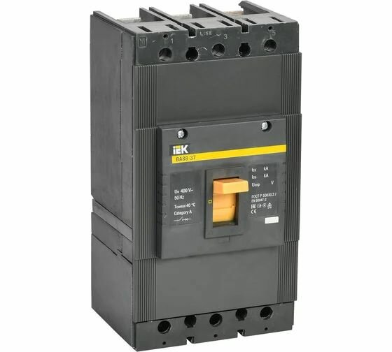 Автоматический выключатель IEK ВА88-37 3Р 315А 35кА SVA40-3-0315