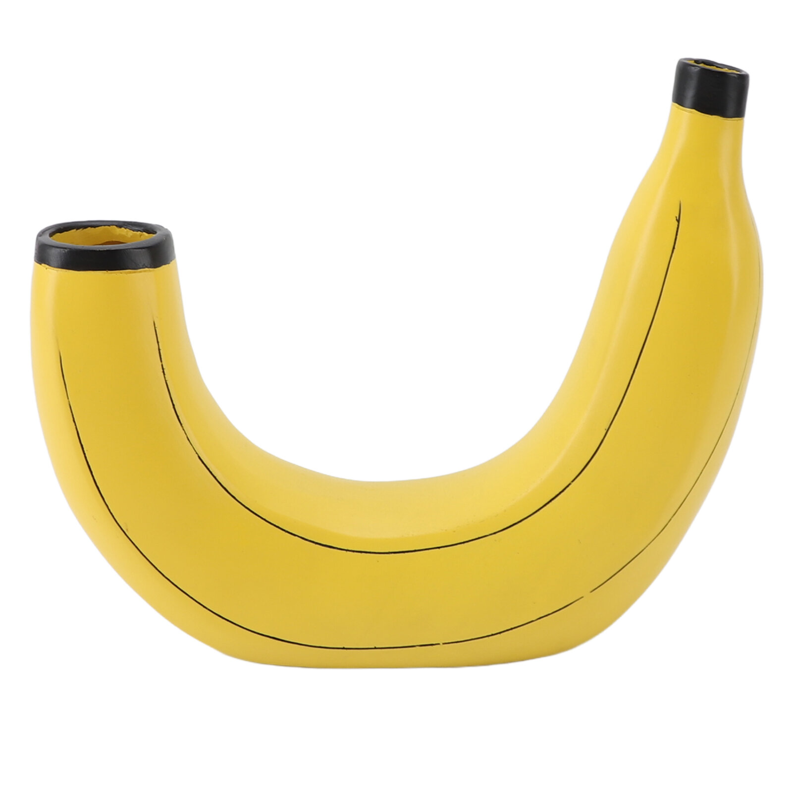 Banana Vase Decoration Innovative Modern Stylish Resin Ornament for Home Bedroom Office Desk Farmhouse Room Decor