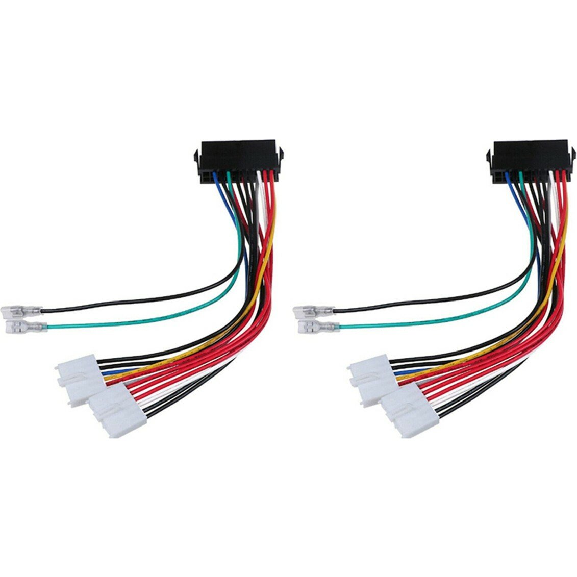 Шт. 20PIN ATX - 2port 6pin AT конвертер кабель питания шнур для компьютера 286 386 486