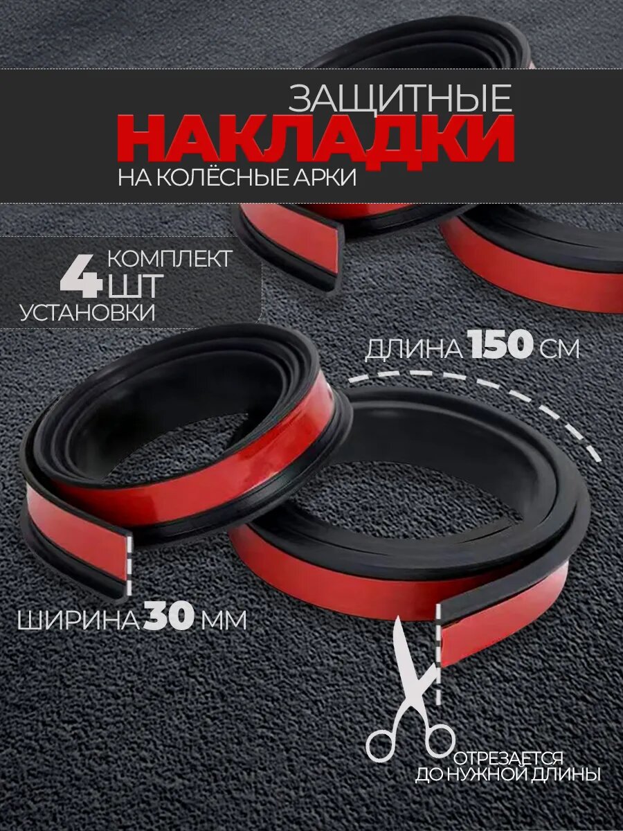 Защитная накладка колесных арок автомобиля