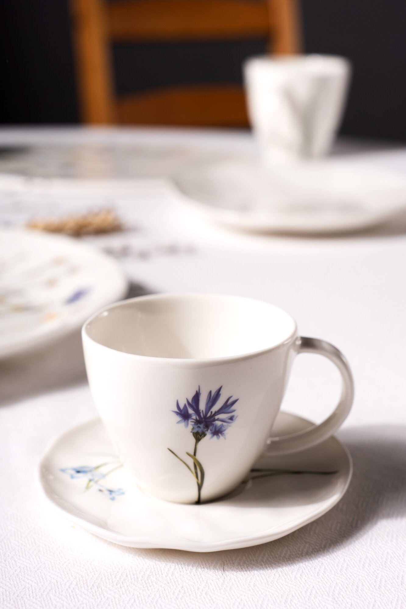 Чайная пара BILLIBARRI "Nature Nostalgia" 125мл, фарфор, растительный принт