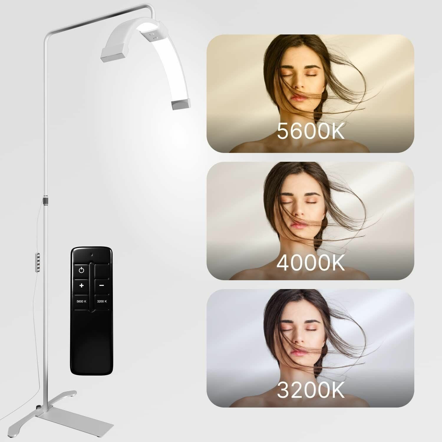 Лампа Луна бестеневая для наращивания ресниц 36W Белая (Moon Light) 26" -lj