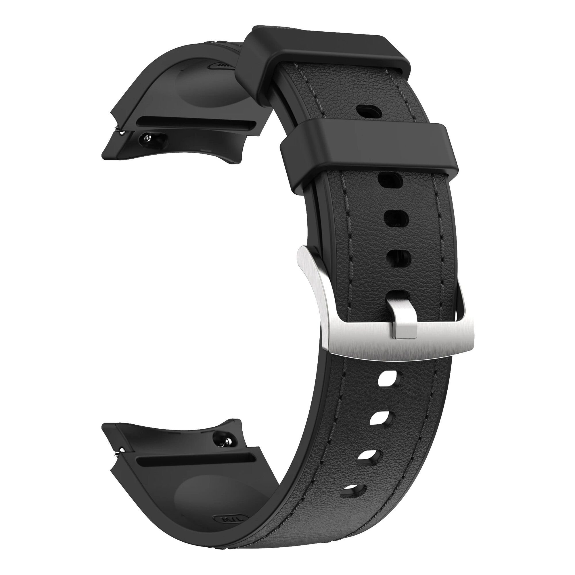 Резиновый браслет CAOWTAN Black для Samsung Galaxy Watch 42mm