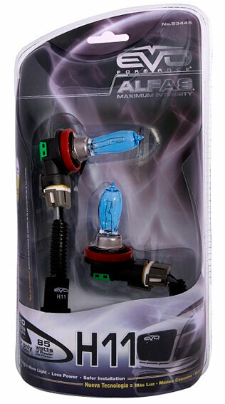 Лампы H11 12V 4300К газонаполненные EVO Alfas 93445 2шт