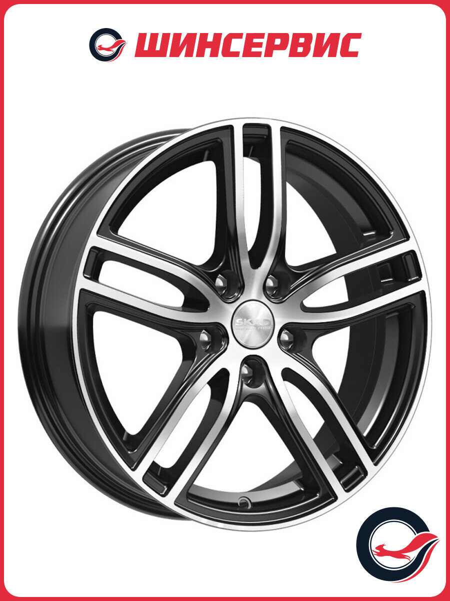 Литой колесный диск Скад Брайтон R17x7.0J 5x114.3 ET50 ЦО67.1 для автомобиля