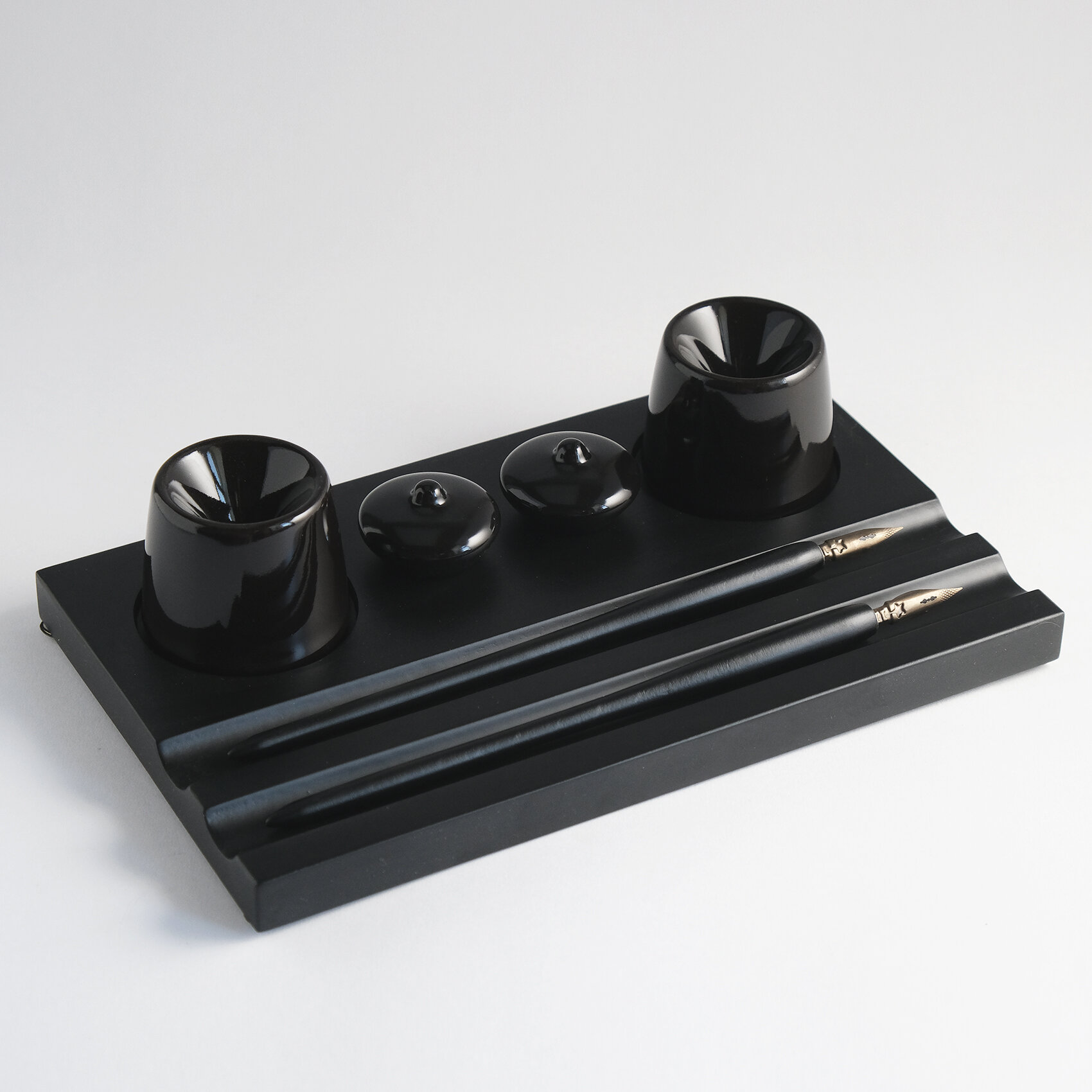 Комплект для чистописания Hill&Mill чёрный (двойной) 9 предметов