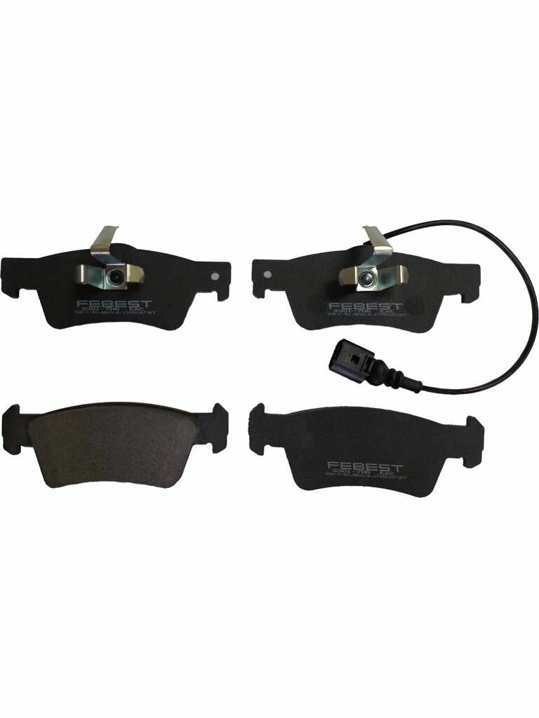 Колодки тормозные задние (с датчиком износа) VOLKSWAGEN 2301-7HR FEBEST.