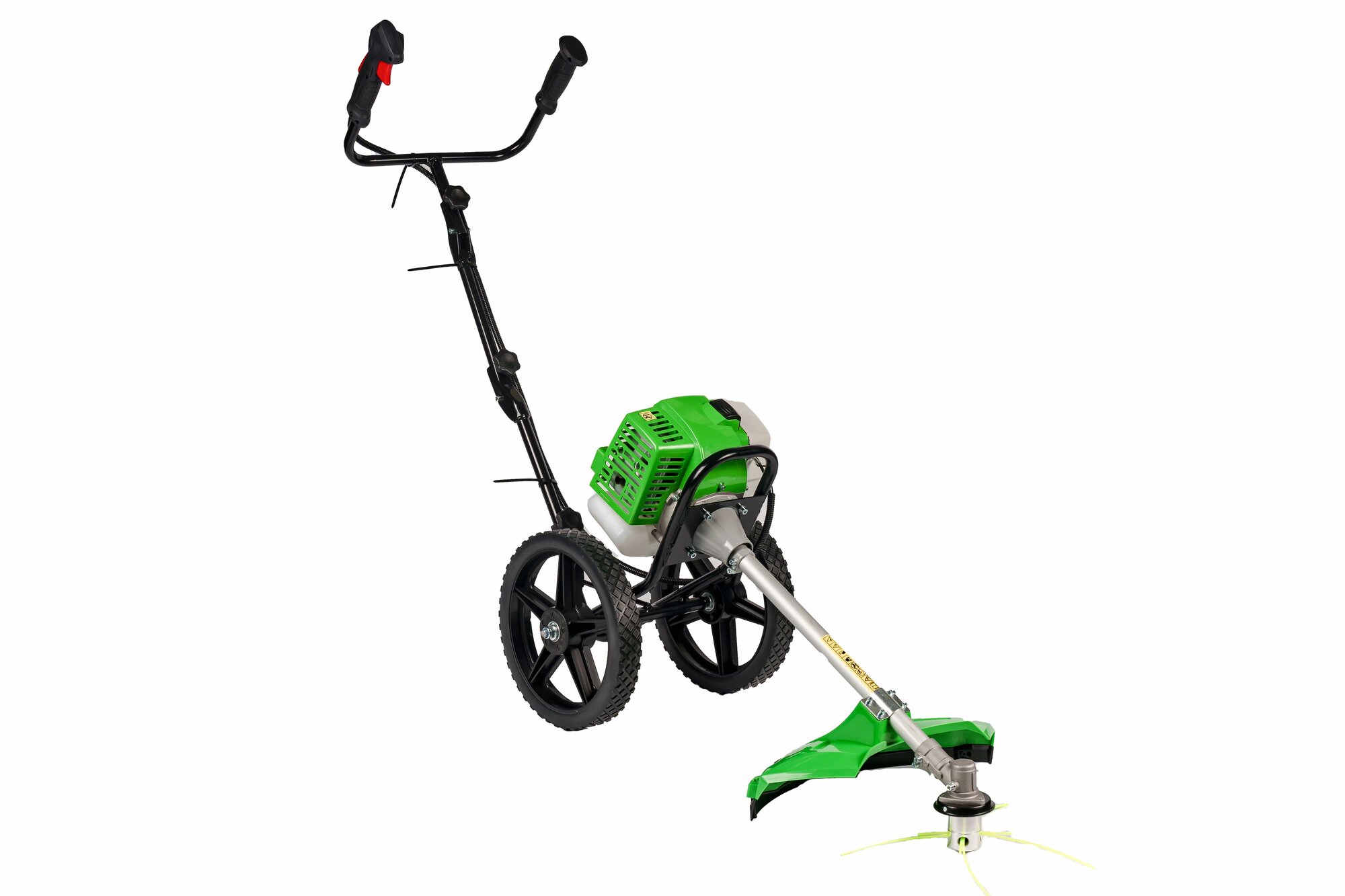 Садовый триммер бензиновый на колесах REDVERG RD-GB252WT