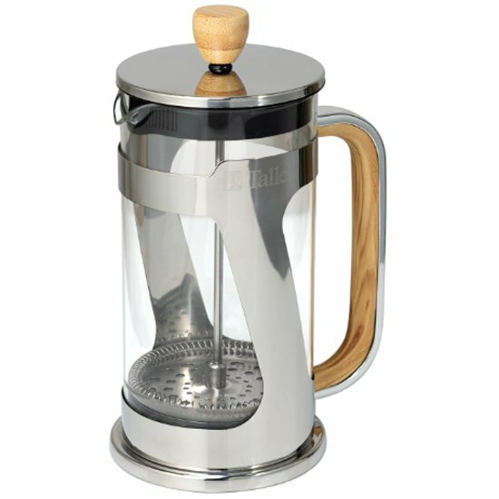 Френч-пресс Taller Рейна 1000 мл, стекло/нерж. сталь/бамбук (TR-32347)