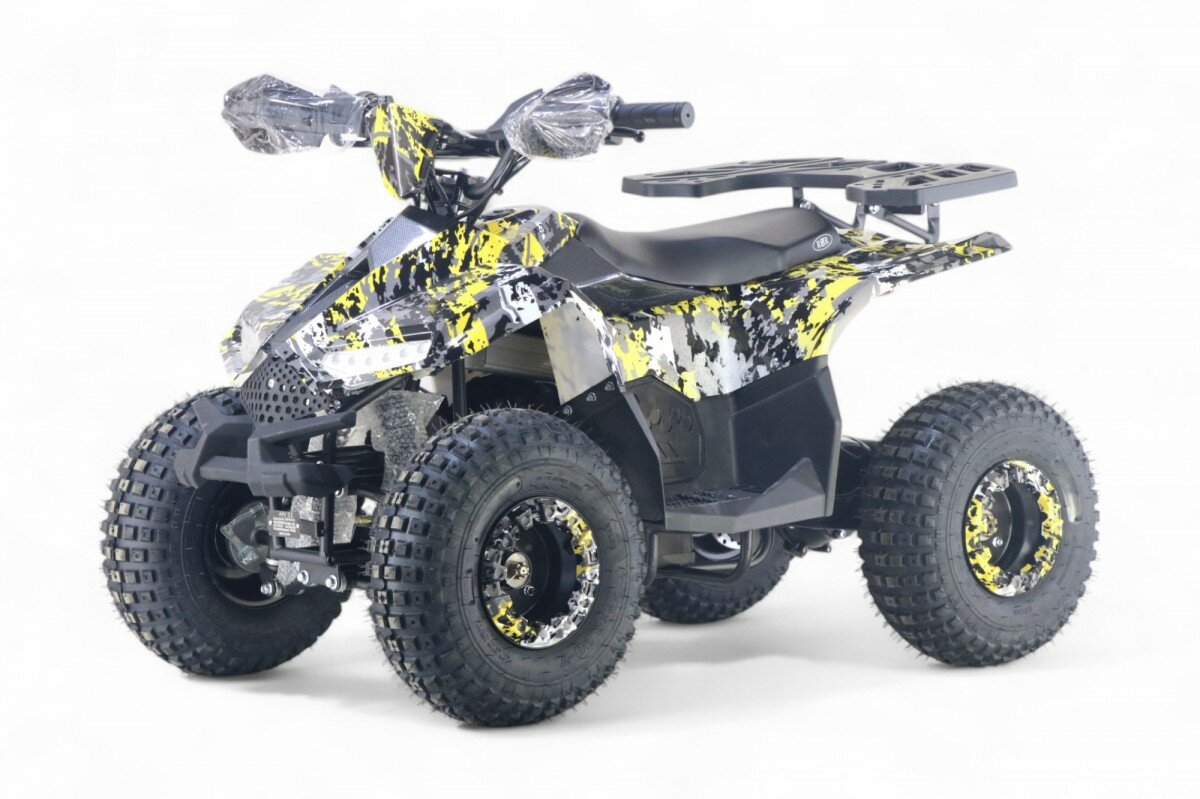 Rivertoys Детский электроквадроцикл LEON 48V желтый Special