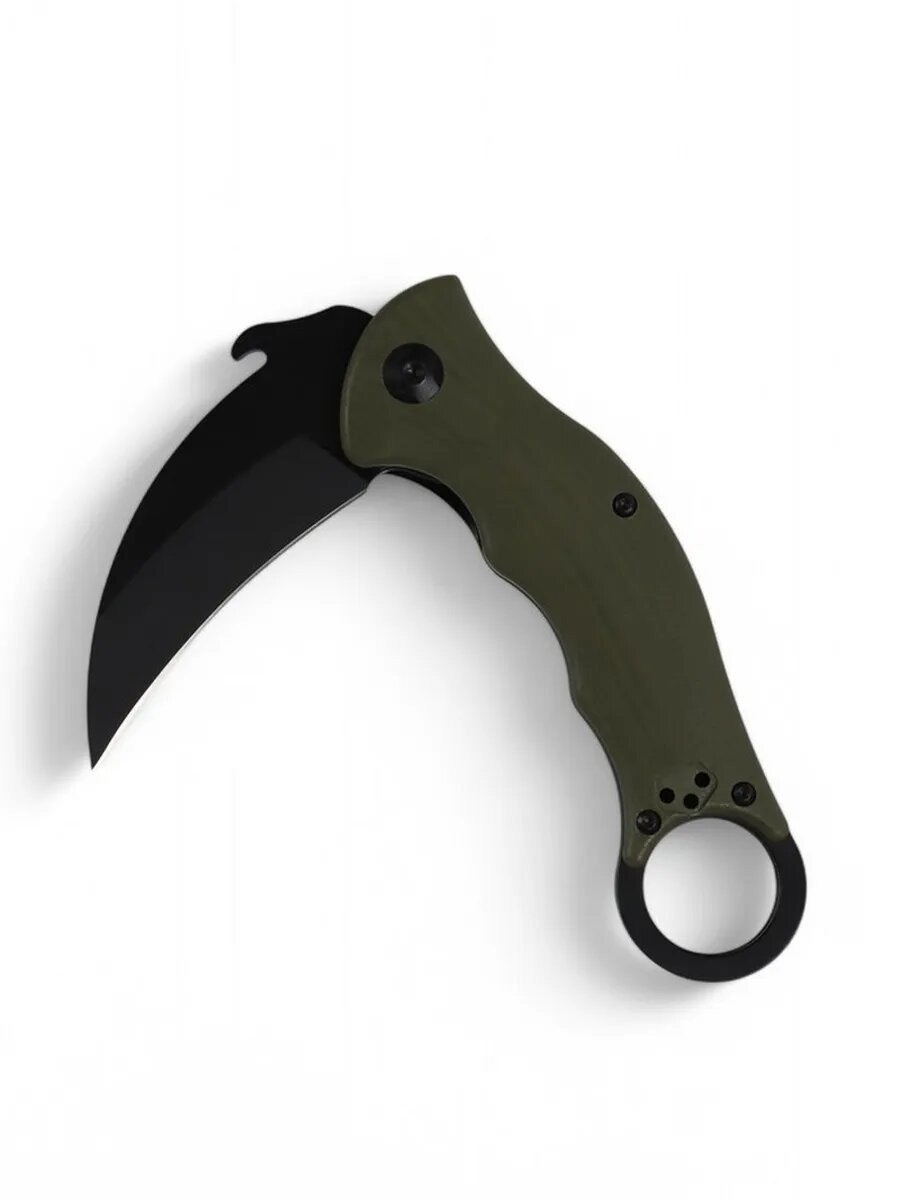 Многофункциональный складной керамбит для защиты и охоты