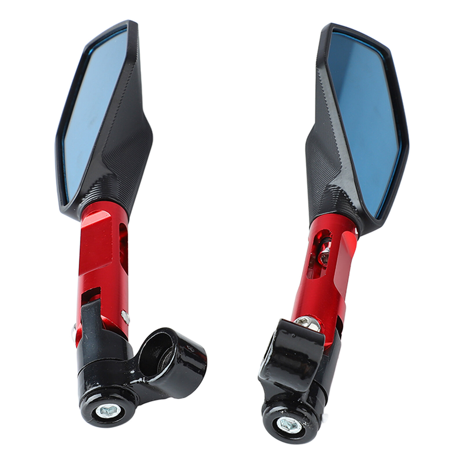 Боковые зеркала заднего вида, прочные боковые зеркала из алюминиевого сплава для мотоциклов, универсальные для электромобилей и мотоциклов, красные