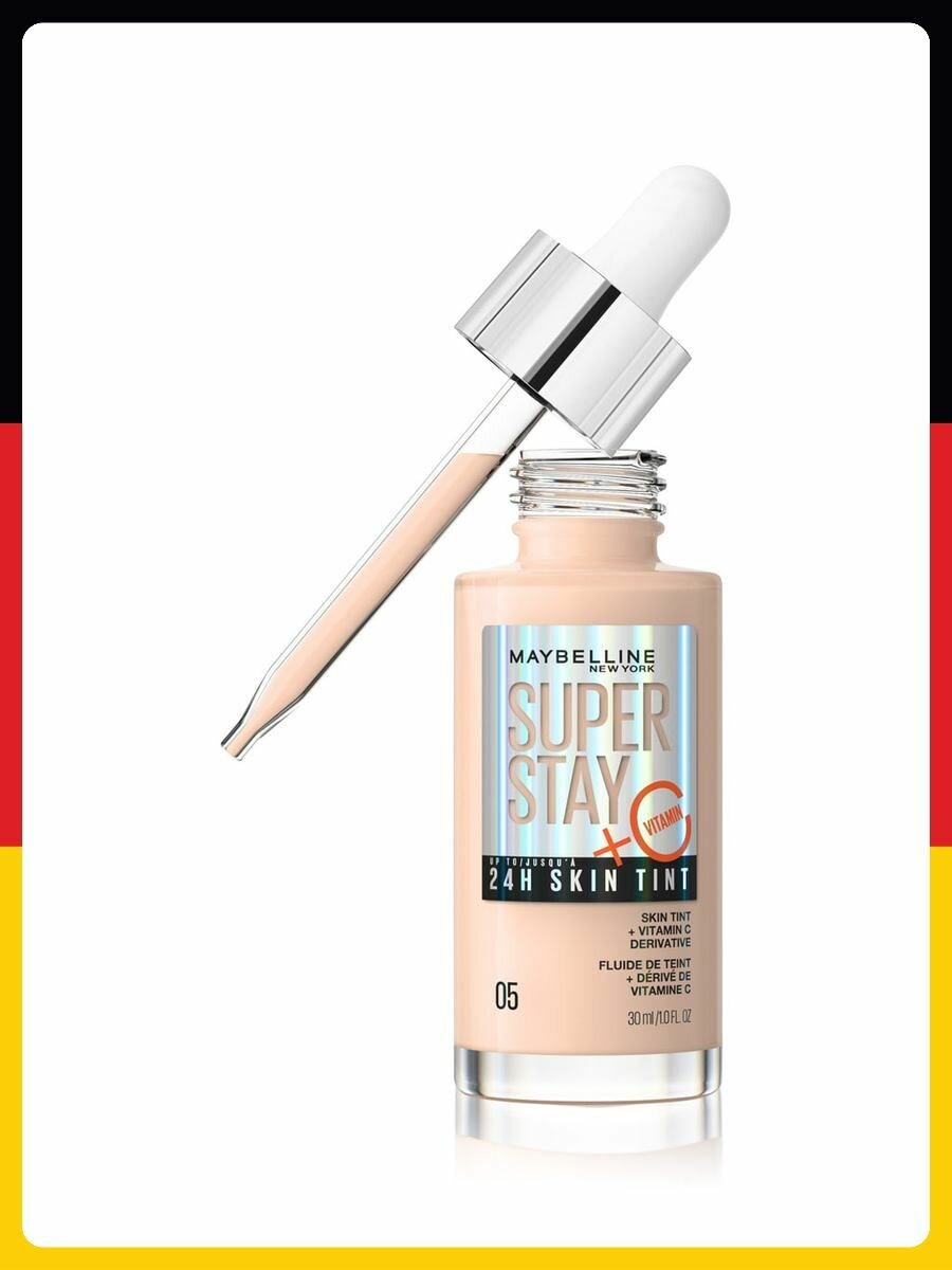 Тональная основа Maybelline New York Super Stay 24H Skin Tint 05 Light Beige, 30 мл