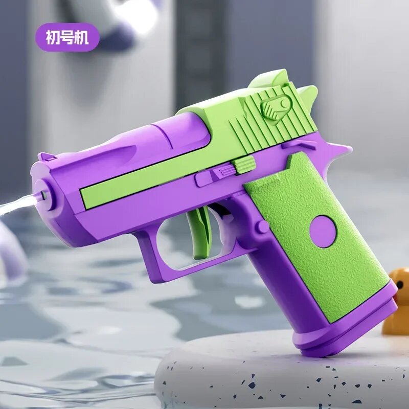 Детский водяной пистолет Desert Eagle Purple Green