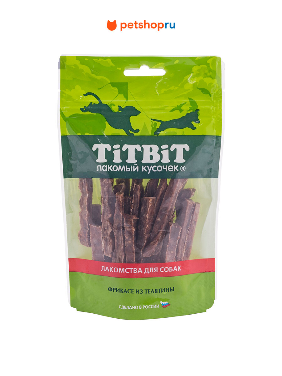 TiTBiT Лакомство для собак Золотая коллекция Фрикасе из телятины, 70г